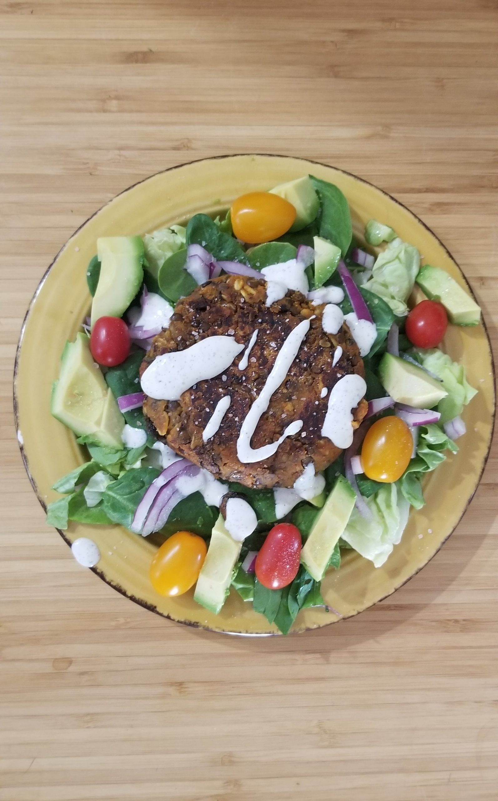 Spicy Lentil Burger ~ The Whole Food Nut