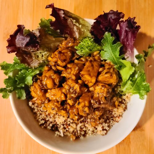 Sesame Tempeh Buddha Bowl - The Whole Food Nut